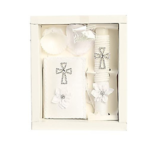 baptismal Candles kit Bible Sets Girls boy Decorations Candle Baptism Candle Set Girl Catholic Baptism Candle Set for Boys