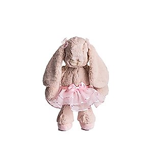 DILLY DUDU Ballerina/Ballet Bunny Plush Toy Stuffed Animal Rabbit Doll 10-inch(Pink)