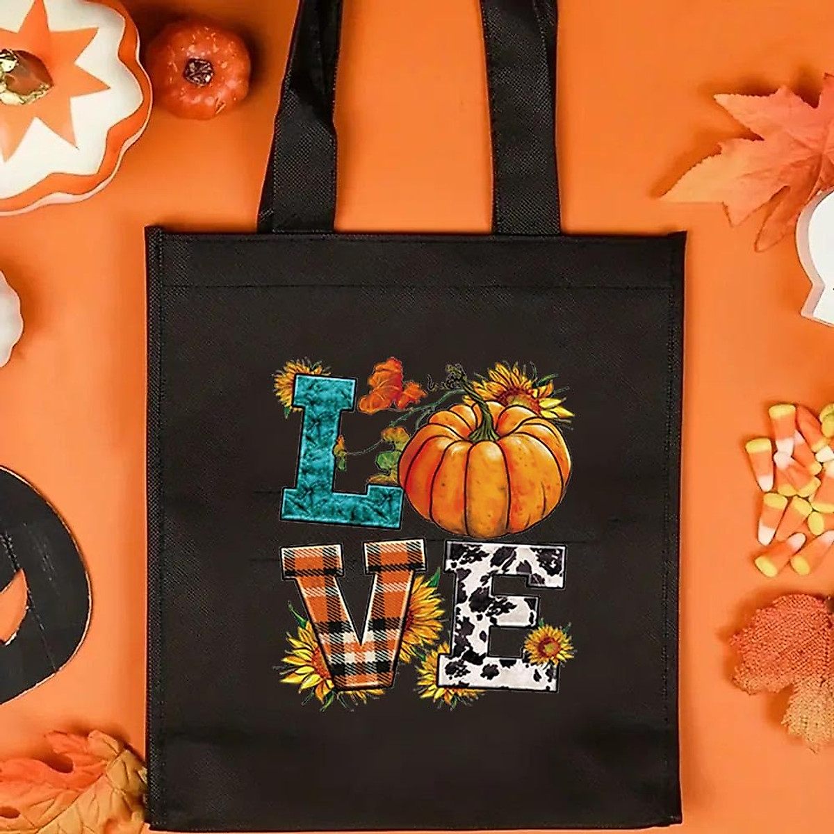 4pcs Pumpkin Maple Leaf Love Iron On Decals Fall Thanksgiving Letter Pattern DIY Iron On Patches Heat Transfer Stickers for Clothing T-Shirt Coat Bag Pillowcase Backpacks Decoration Appliques