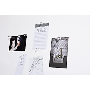 russell+hazel Acrylic and Gold Magnets, Home and Work Office Organization and Decoration, 6 Count, 62856