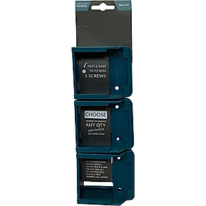 StealthMounts 18V Makita Battery Holder - 6 Pack | Makita Battery Mount | Makita Battery Storage | Makita 18v Battery Holder | Makita Battery Holder Wall Mount | Makita 18V Battery Holder | Made in UK