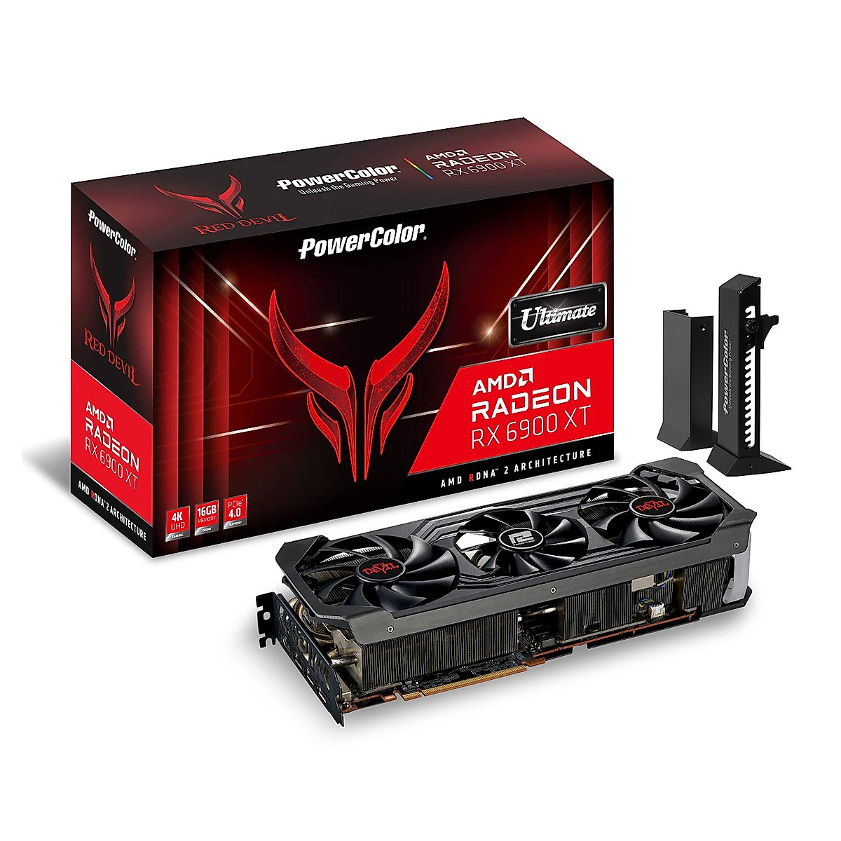 PowerColor Red Devil AMD Radeon RX 6900 XT Ultimate Gaming Graphics Card with 16GB GDDR6 Memory, Powered by AMD RDNA 2, HDMI 2.1