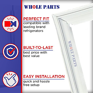 Whole Parts Refrigerator/Freezer Door Seal Gasket Part# 5304505529 - Replacement & Compatible with Some Crosley, Frigidaire and Kenmore Refrigerators or Freezers