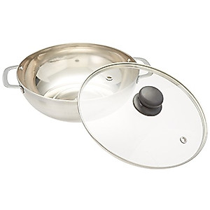 SPT HK-4200B 3.5L Stainless Steel Pot with Glass Lid