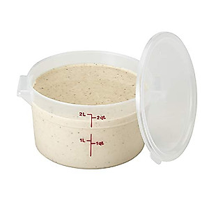 Cambro RFS2PP190 Translucent Rounds 2 qt