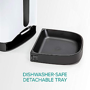 Arf Pets Automatic Pet Feeder Food Dispenser for Dogs, Cats & Small Animals – Features Distribution Alarms, Portion Control & Voice Recording – Timer Programmable Up to 4 Meals a Day