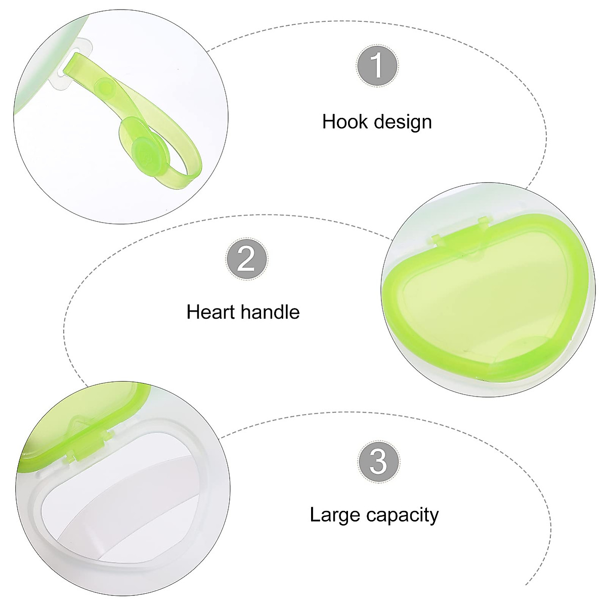 1pc Love Wet Tissue Box Baby Tissues Storage Toilet Wipes Wet Tissue Case Holder Container Diaper Wipes Case New Born Bag Pp Plastic Travel Mini Box