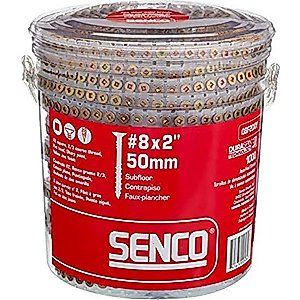 Senco 08F200Y Duraspin# 8 by 2" Subfloor Collated Screw (1, 000per Box)