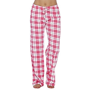 Just Love Women Pajama Pants/Sleepwear,Pink - Plaid,Medium