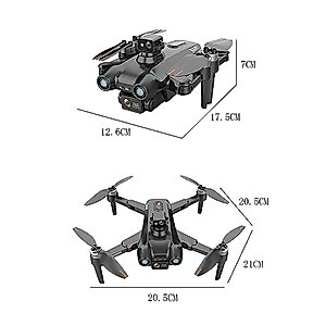 RKSTD Mini Rc Drone, HD Camera, With Obstacle Avoidance Device, Optical Flow Positioning RC Quadcopter, Altitude Hold, Headless Mode, Waypoint Flight, Foldable FPV Rc Drone, Holiday Gift
