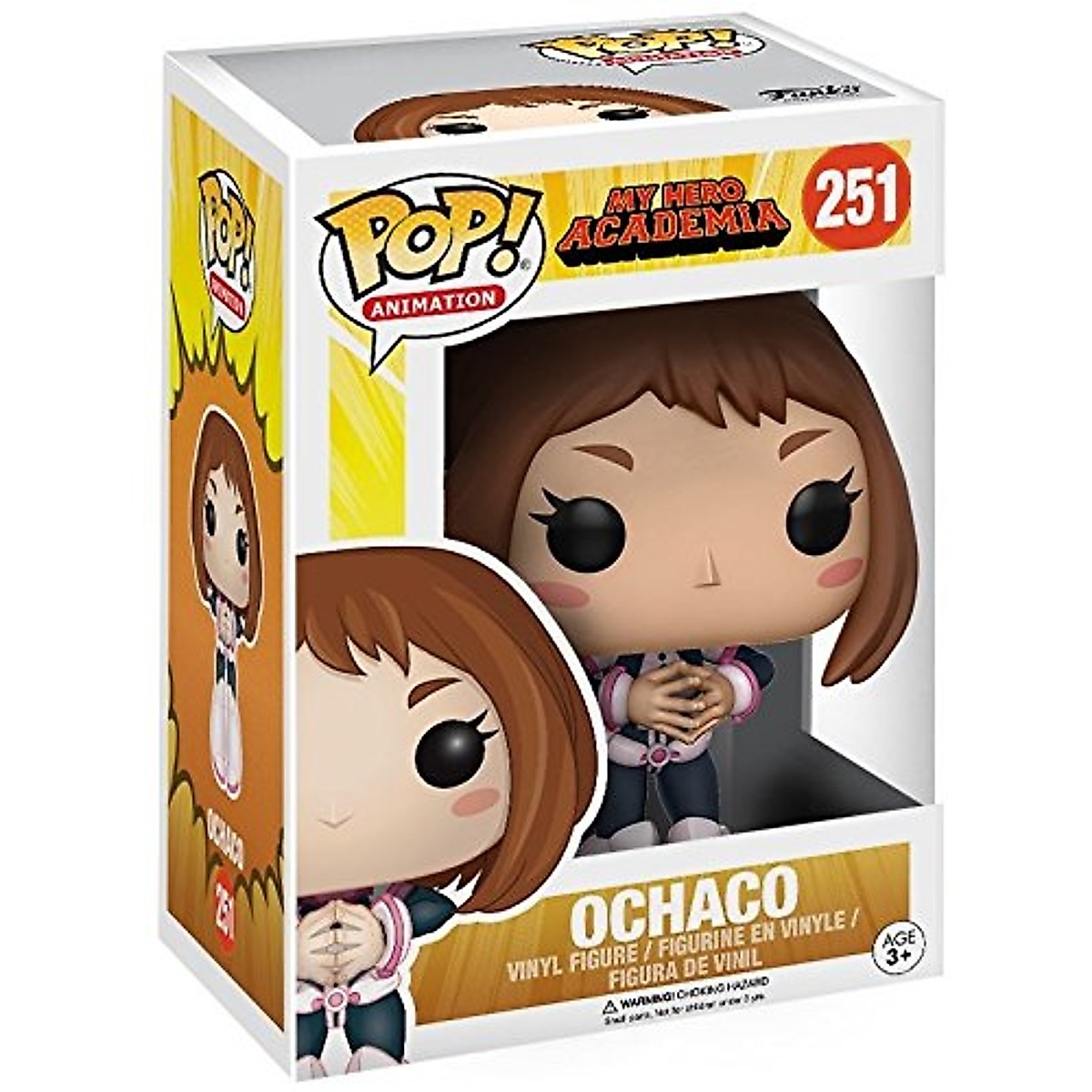 Funko POP My Hero Academia - Ochaco Pop! Vinyl Figure (Bundled with Compatible Pop Box Protector Case), Multicolor, 3.75 inches
