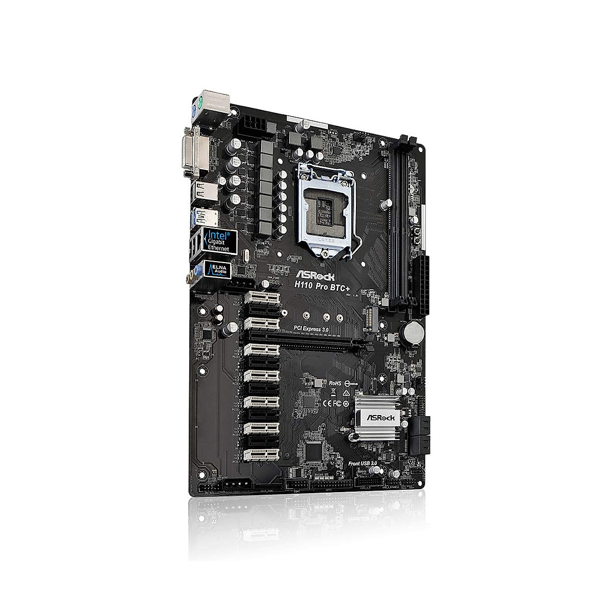 ASRock H110 Pro BTC+ 13GPU Mining Motherboard Cryptocurrency