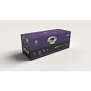 SUNTOUCH TREASURES Solar Ground Lights - 20 LED, 12 Pack Outdoor Disk Lights - Waterproof in-Ground Garden Light Set for Pathway, Lawn - Bright Landscape Lighting for Yard, Patio, Walkway