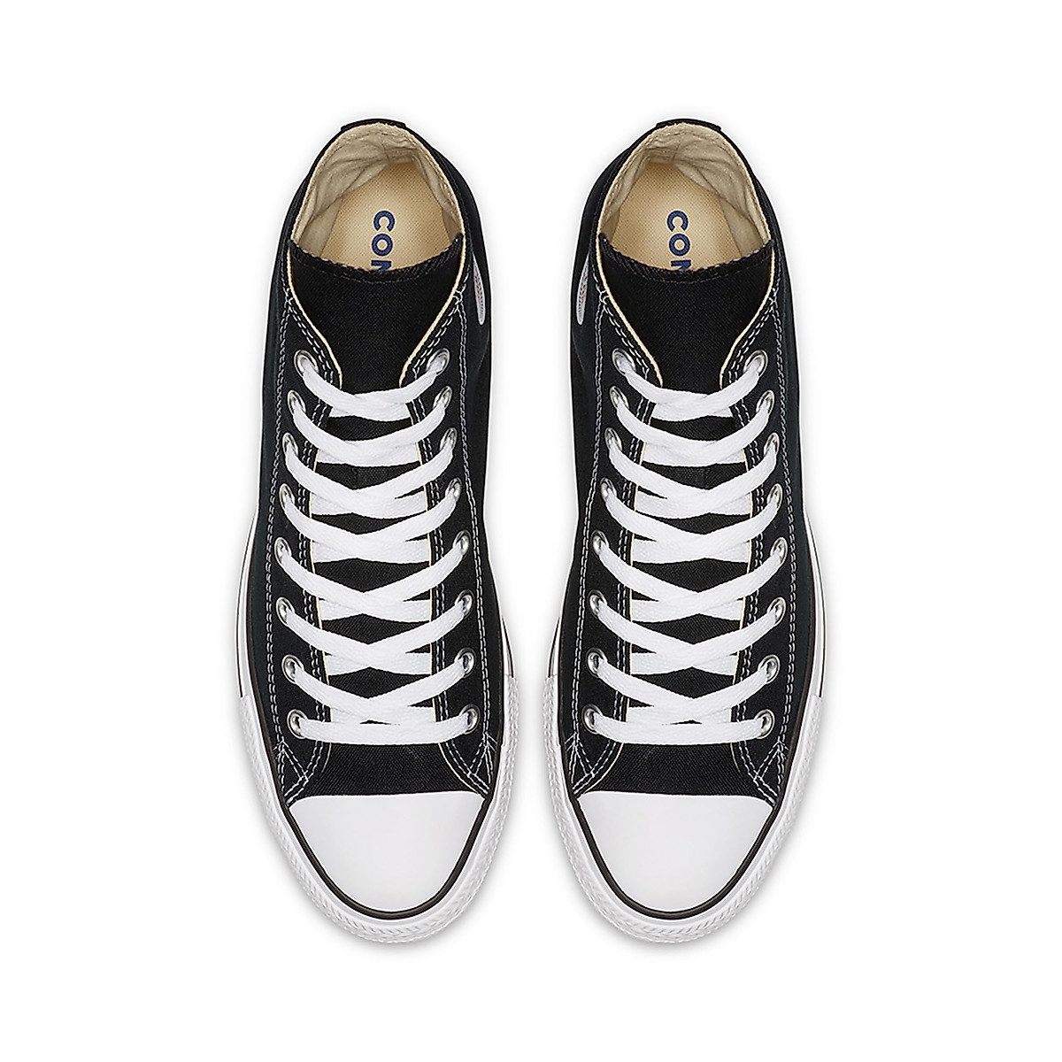 Converse Clothing & Apparel Chuck Taylor All Star Canvas High Top, Black/White, 6 Women/4 Men