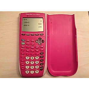 Texas Instrument 84 Plus Silver Edition graphing Calculator (Full Pink in color) (Packaging may vary)