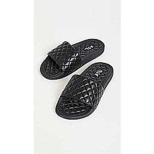 APL: Athletic Propulsion Labs Women's Lusso Slides, Black, 7 Medium US