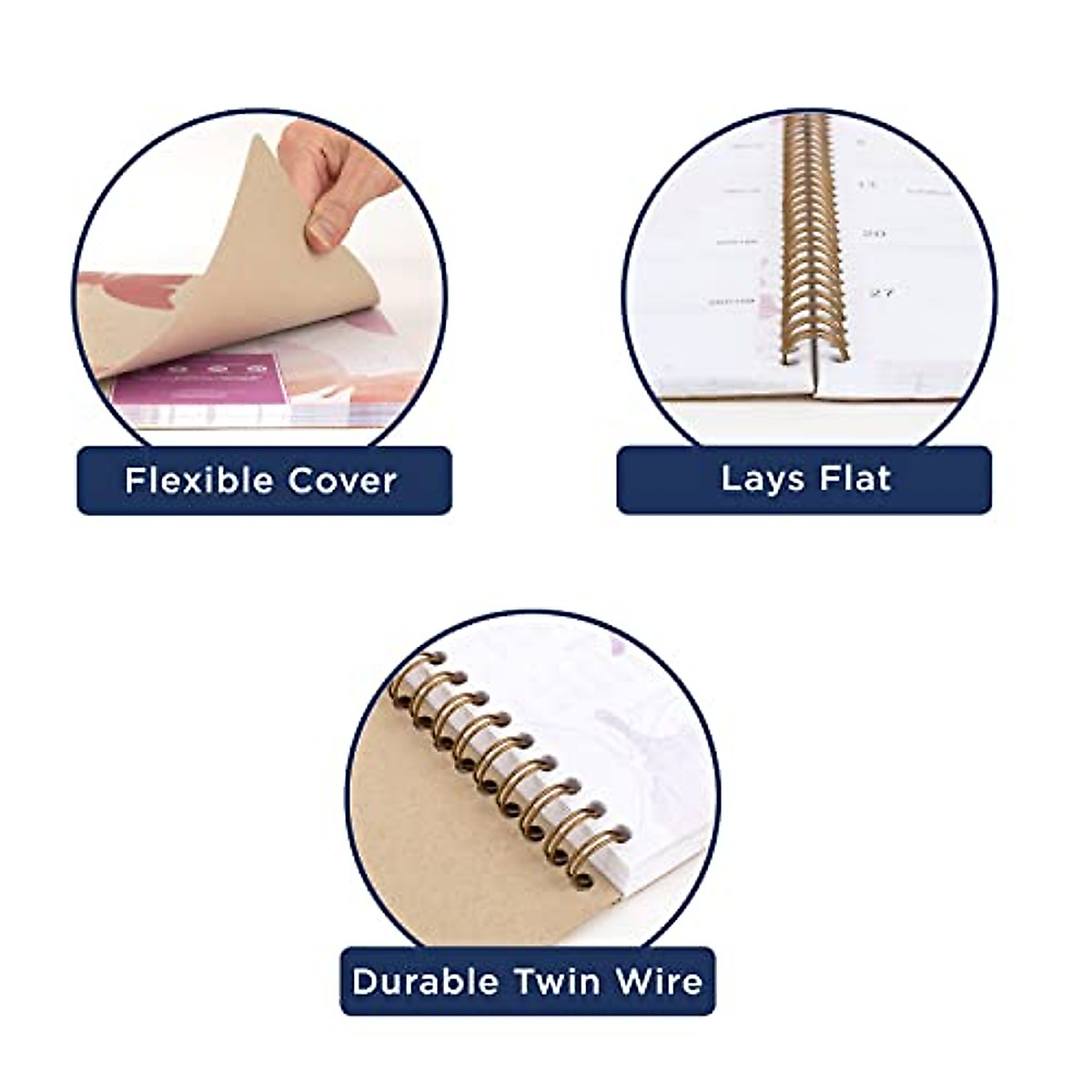 AT-A-GLANCE 2023 Weekly & Monthly Planner, 8-1/2" x 11", Large, Recycled, Watercolors (791-905G)