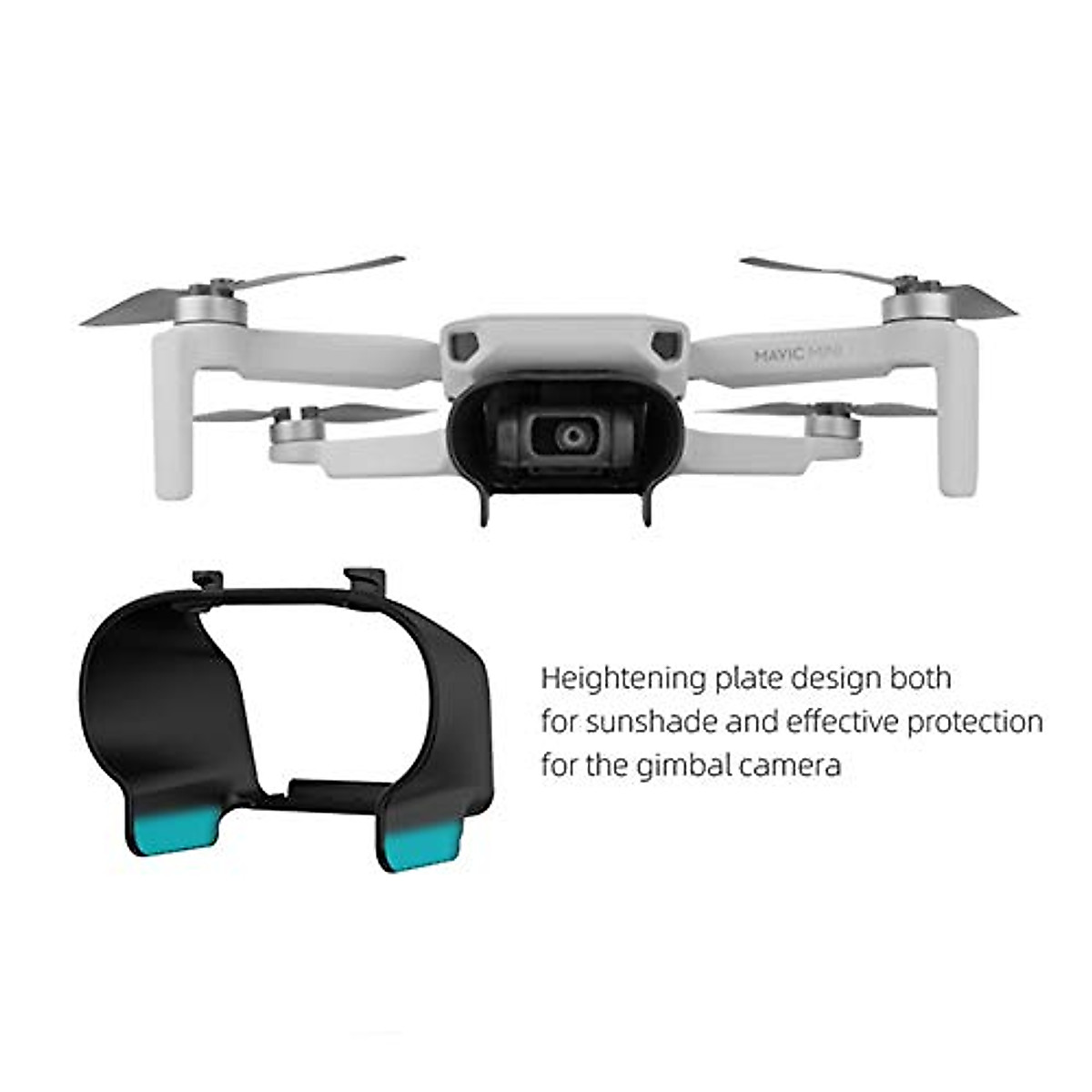 Mavic Mini Accessories Gimbal Camera Protector Hood,Lens Cover Guard for DJI Mavic Mini, Mini 2 Camera