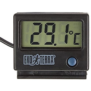 Exo Terra Digital Thermometer with Probe, Celsius and Fahrenheit