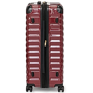 Karl Lagerfeld Paris Women's Suitcase Spinner Wheels Hardside, Burgundy, One Size