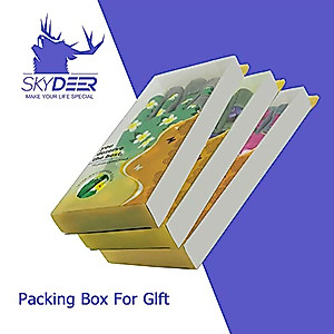 SKYDEER Extra Soft and Comfortable Deerskin Suede Garden Gloves for Women, Double Foam Padded Palm Patch for Protection and Flex Grip, Breathable and Durable (SD6613)