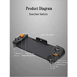 DOBE FOMIS ELECTRONICS TNS-19252 switch controller Plug and Play for N- Switch Charge and Play Games at Same time with six-axis Gyroscope Gravity Sensing Dual-Motor Vibration (19252C)