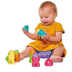 Toomies TOMY Hide & Squeak Eggstension Egg Stackers