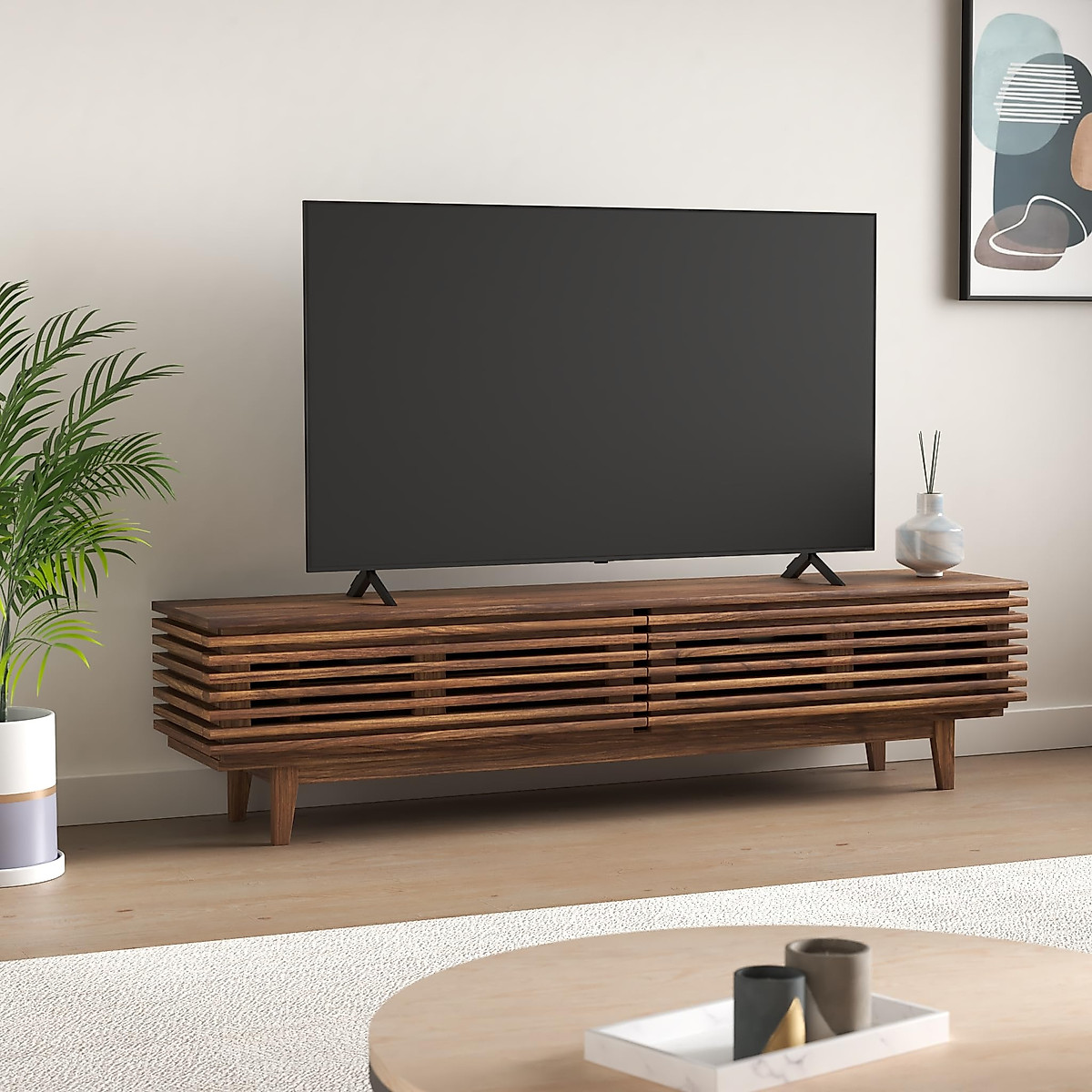 LG QNED80 Series 55-Inch Class QNED Mini LED Smart TV 4K Processor Smart Flat Screen TV for Gaming with Magic Remote AI-Powered 55QNED80URA, 2023 with Alexa Built-in,Black