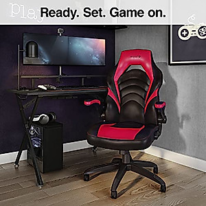 STAPLES 2710774 Gaming Chair Black and Red