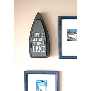 Pavilion - Life is Better at The Lake - 11.75 Inch Hanging Key Box