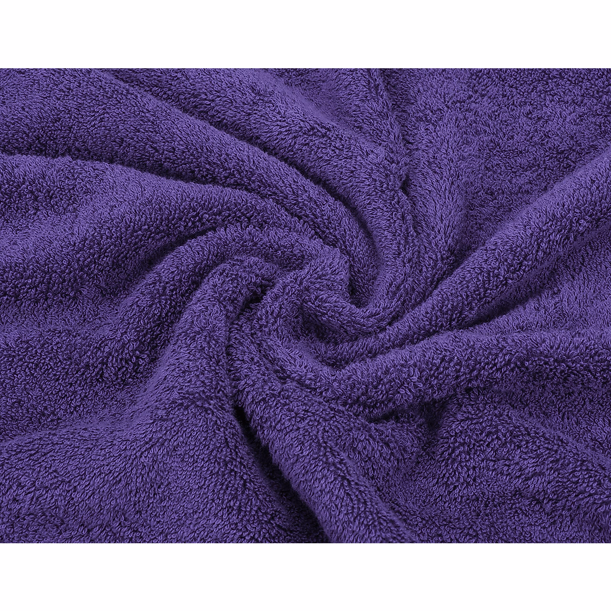American Soft Linen Luxury 6 Piece Towel Set, 2 Bath Towels 2 Hand Towels 2 Washcloths, 100% Cotton Turkish Towels for Bathroom, Purple Towel Sets