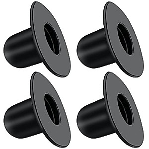 SKARUMMER Pool Wall Plug Replacement for Intex Bestway Coleman Summer Escape Ground Swimming Pools Filter Pump Strainer Hole Plug Stopper (4 Pack Black)