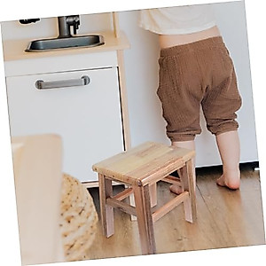 GAROZATION Living Room Stool Small Step Stool Childs Chair Child Step Stool Childrens Stool Make up Stool Shoe Change Stool Step Stool for Stools for Children's Stool