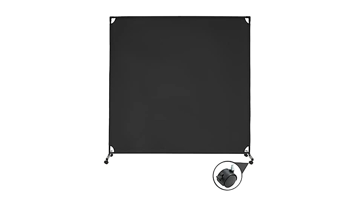 Spurgehom 6FT Rolling Room Divider for Privacy