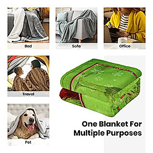 Funny Cartoon Throw Blanket Super Soft Christmas Blanket for Home Bed Sofa Picnic Christmas-002 50"x40"