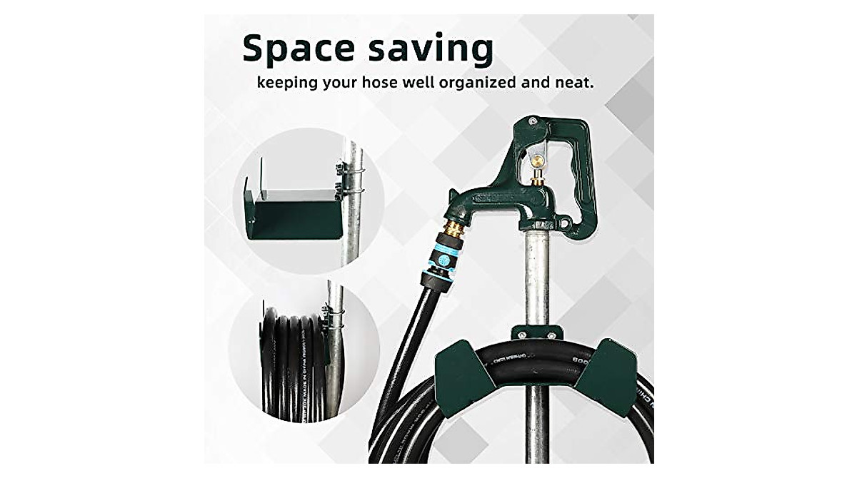 RYDAP Metal Hose Hanger for Frost-Free Yard Hydrants - Durable & Easy ...