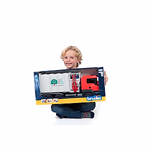 Bruder Man Tgs Side Loading Garbage Truck Vehicles-Toys