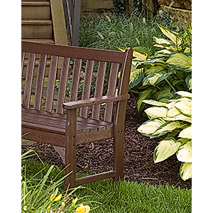 POLYWOOD GNB60MA Vineyard 60" Bench, Mahogany