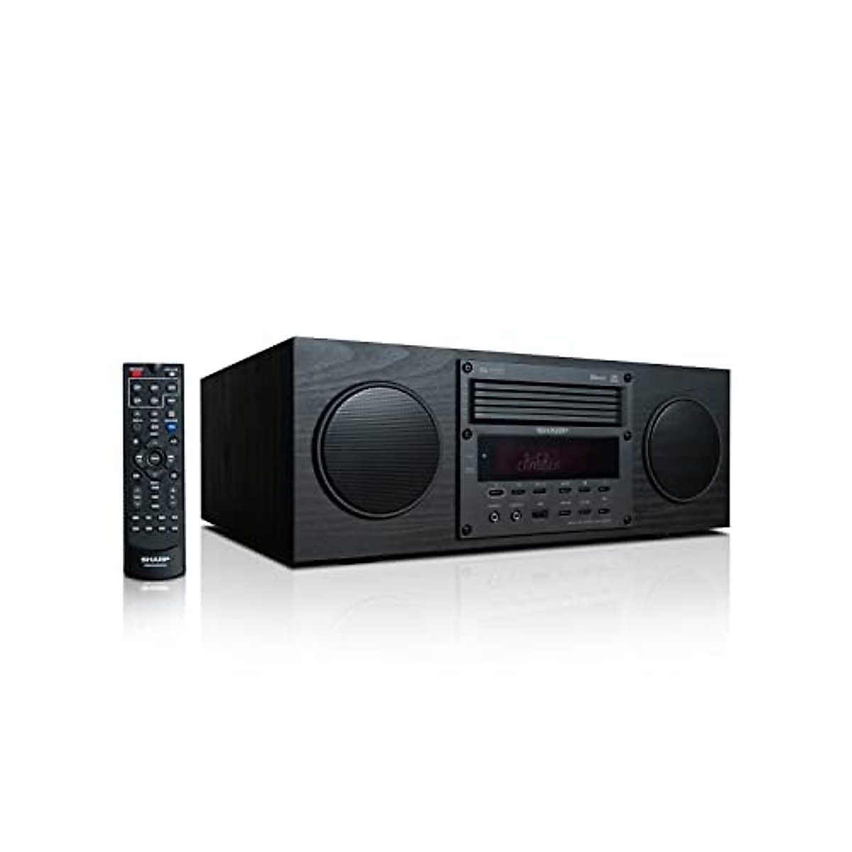 Sharp CD-BH350 Micro Audio Component System with 5 CD Changer, Bluetooth, FM Radio & USB Playback - 50 Watts RMS