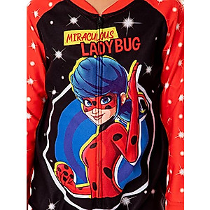 INTIMO Miraculous: Tales of Ladybug & Cat Noir Girls' Character Footless Sleep Pajama (6/6X)