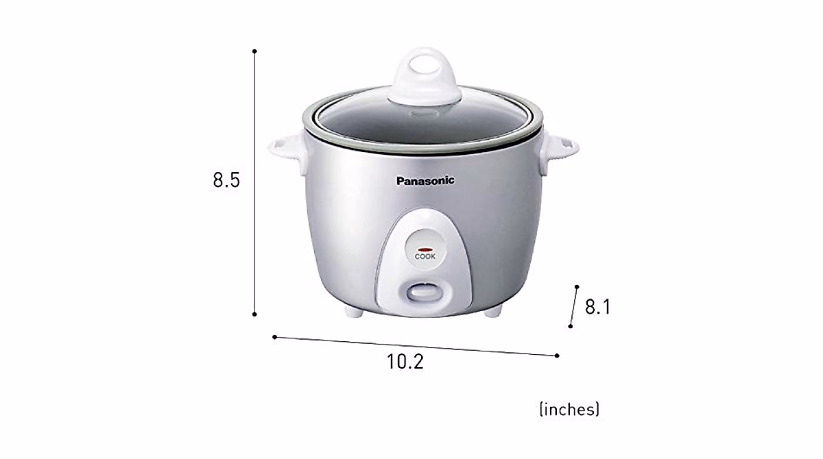 Panasonic 3-Cup (6-Cup) Rice & Multi-Cooker | One-Step Auto