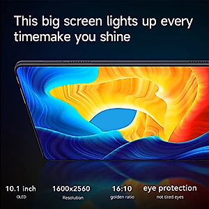 Cosiki 10.1 Inch Tablet 6G RAM 128G ROM Tablet PC 100-240V 5G WiFi for Travel (US Plug)