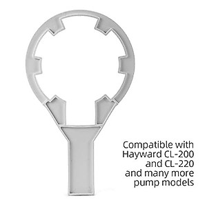 Chlorinator Lid Wrench Opener for Hayward Like CL200 CL220 & CL2002S Pool Pump lid Wrench A Must-Have Tool Replacing Chlorinator O-Ring