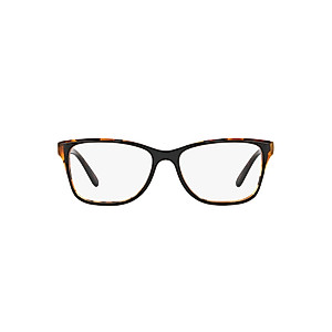 Coach HC6129 Prescription Eyewear Frames, Black Tortoise Laminate/Demo Lens, 54 mm