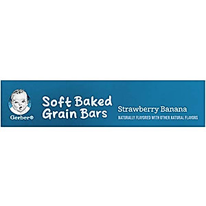 Gerber Graduates Cereal Bars STRAWBERRY BANANA - 5.5oz. (Pack of 4)