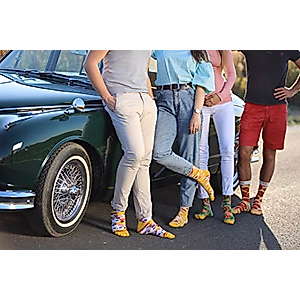 PIZZA SOCKS BOX 4 pairs MIX Hawaii Italian Vege Cotton Socks S Made In EU