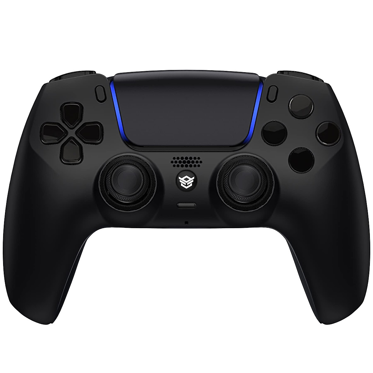 HEXGAMING HEX Esports Rival Elite Controller 2 Paddles & Interchangeable Thumbsticks & Hair Trigger Compatible with ps5 Customized Game Controller PC Wireless FPS Gamepad - Black