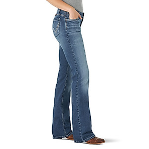 Wrangler womens Shiloh Low Rise Boot Cut Ultimate Riding Jeans, Scarlett, 11 1 US