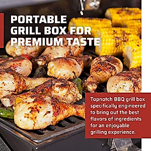 Camp Chef Deluxe Barbecue Grill Box, 2 Burner, Cooking Dimensions: 24 in. x 16 in,