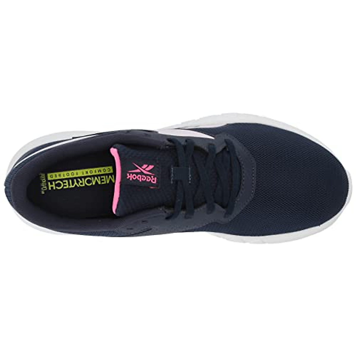 Reebok Women's Flexagon Energy 3.0 Cross Trainer, Vector Navy/Quartz Glow/Atomic Pink, 7.5